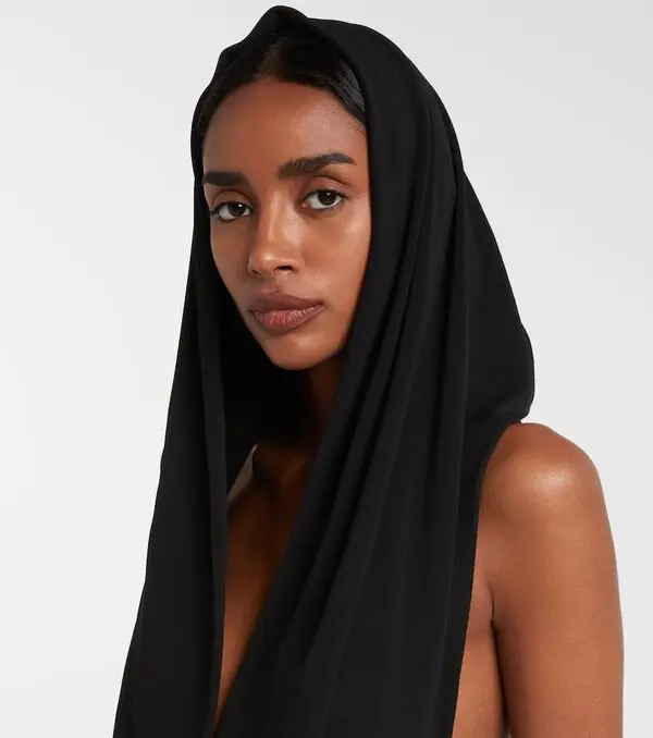 Balmain Hooded Jersey Bodysuit