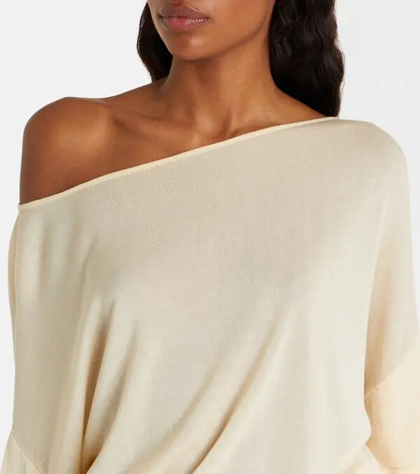 AYA MUSE Draped One-shoulder Minidress