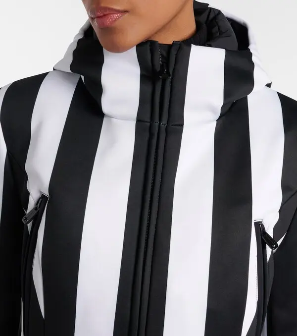 Goldbergh Linea Striped Ski Jacket - Black