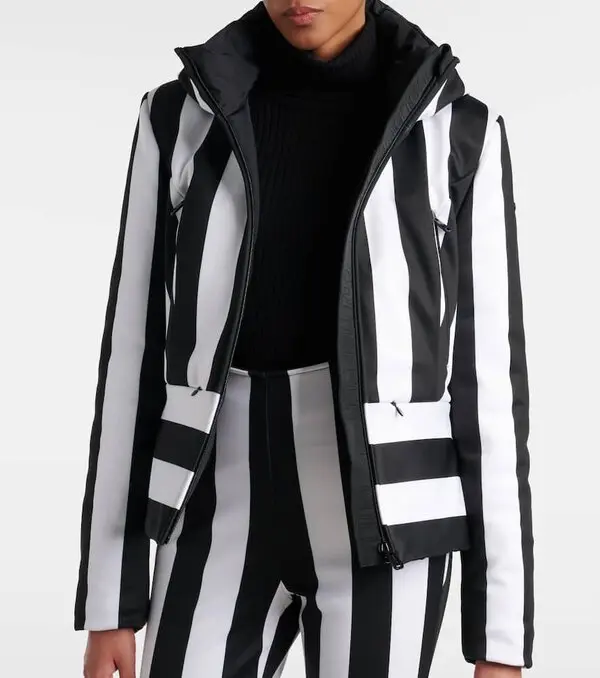 Goldbergh Linea Striped Ski Jacket - Black