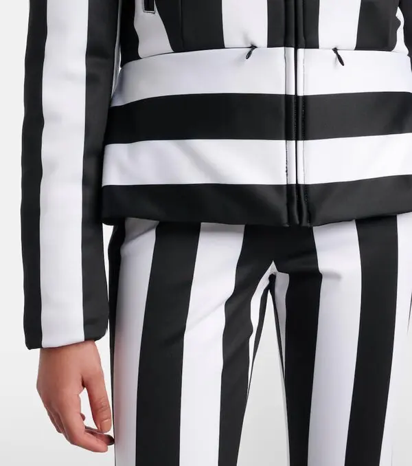 Goldbergh Linea Striped Ski Jacket - Black
