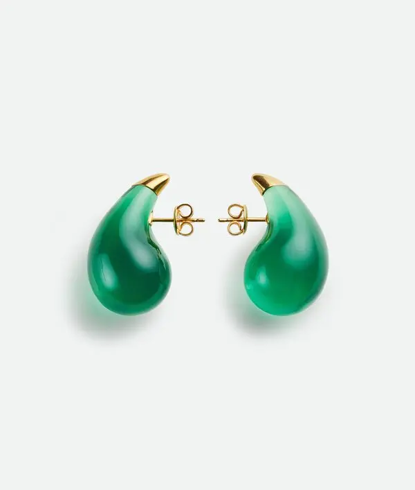 BOTTEGA  VENETA Drop Earrings - Emerald Green
