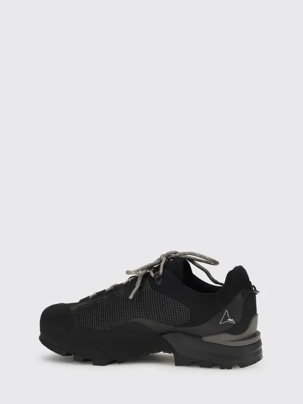 ROA Hida Technical Fabric And Rubber Lace-up Sneakers - Black