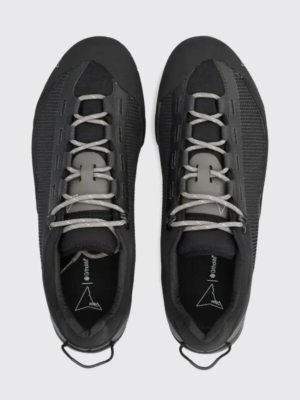ROA Hida Technical Fabric And Rubber Lace-up Sneakers - Black