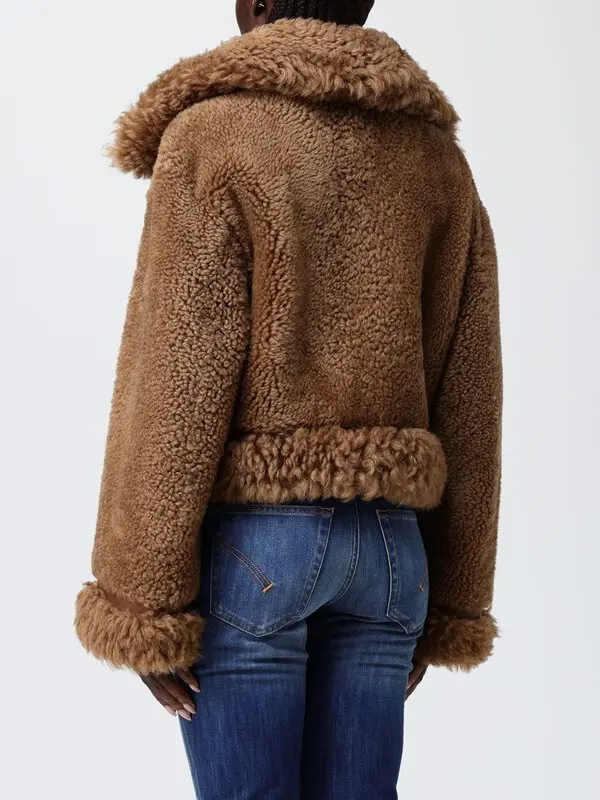 DONDUP Fur Coat - Brown