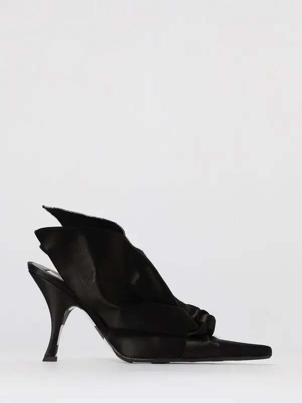 Moschino Satin Bow Detail Pumps - Black