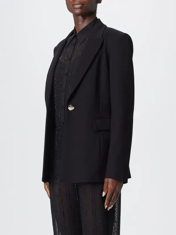 Liu Jo Single Breasted Jacket - Black