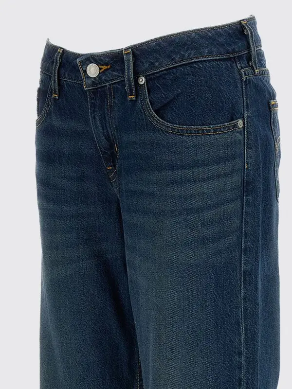 LEVI'S Flora Low-rise Straight-leg Jeans - Denim