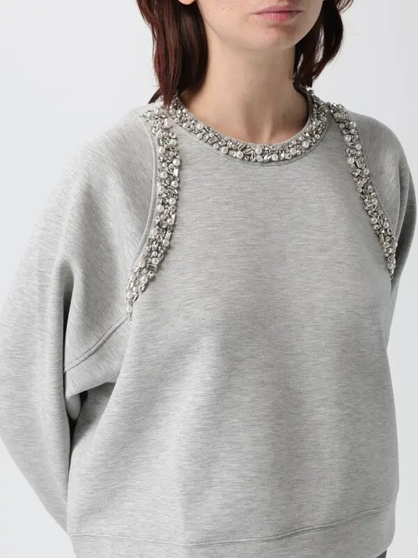Pinko Long Sleeve Embellished Sweatshirt