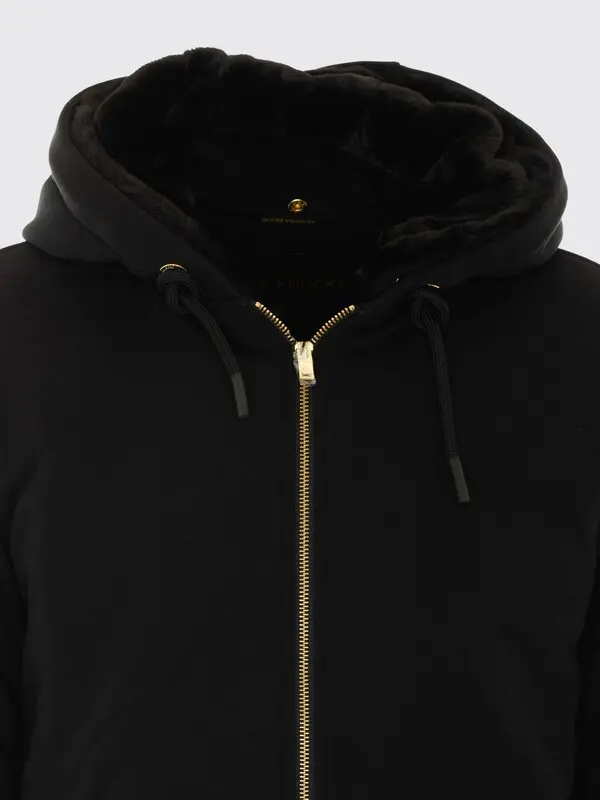 Moose Knuckles Bunny Zipped Hoodie - Black