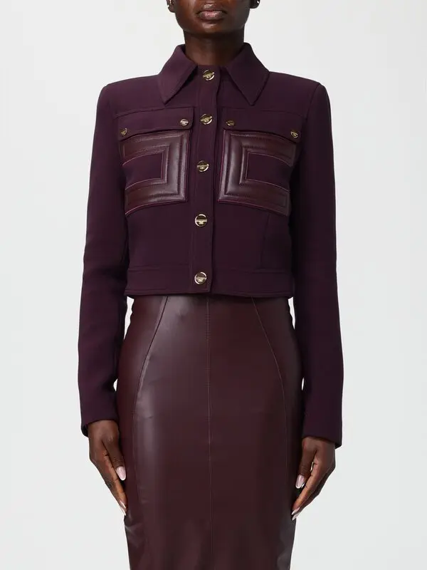 Elisabetta Franchi Jacket - Wine
