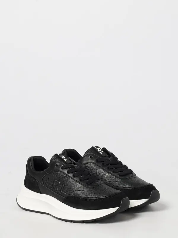Ralph Lauren Lace Up Sneakers - Black