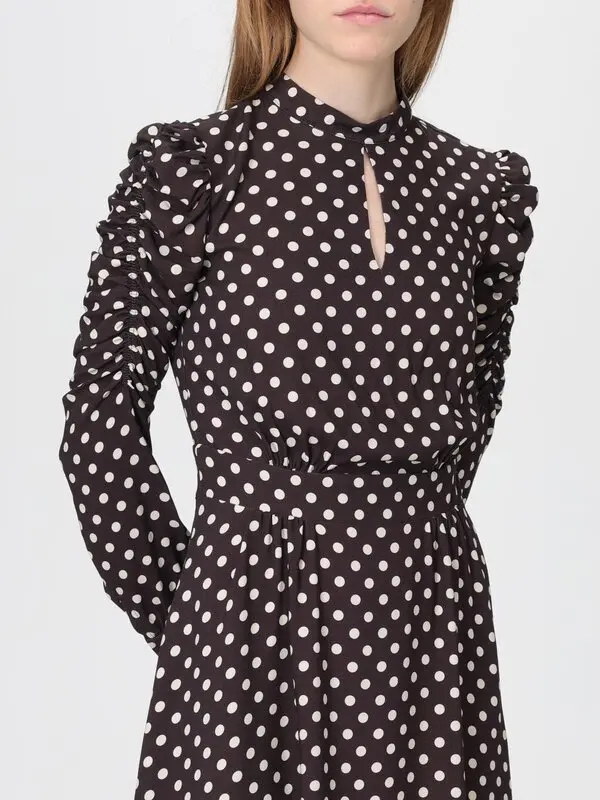 MAR DE MARGARITAS Polka Dot Dress - Brown