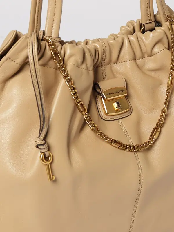 Marc Jacobs Leather Tote Bag - Camel