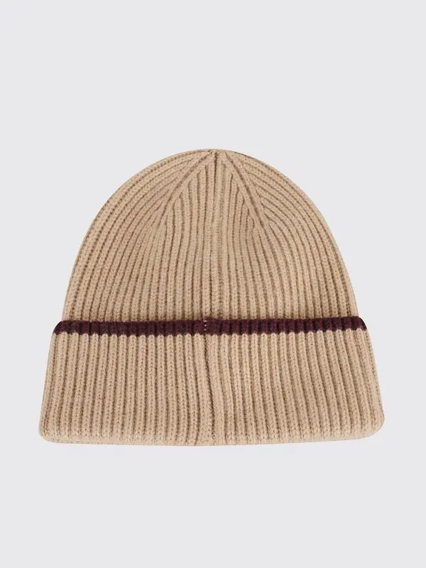 Drole De Monsieur Ribbed Beanie - Beige