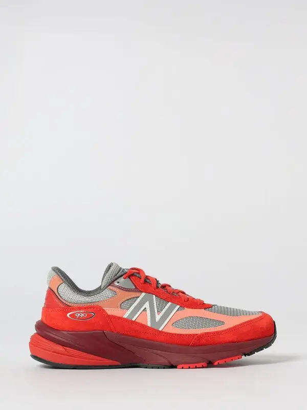 NEW BALANCE Lace-up Sneakers - Red