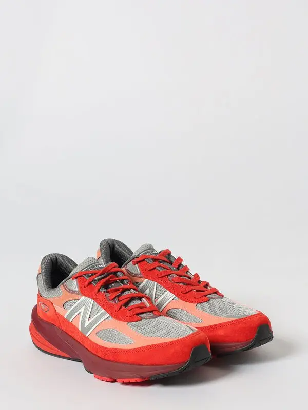 NEW BALANCE Lace-up Sneakers - Red