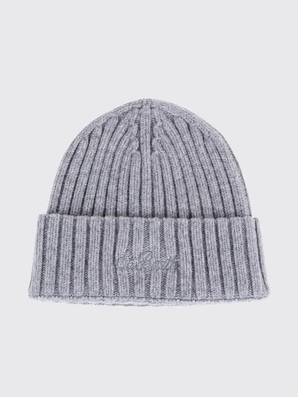 MC2 SAINT BARTH Ribbed Beanie - Grey