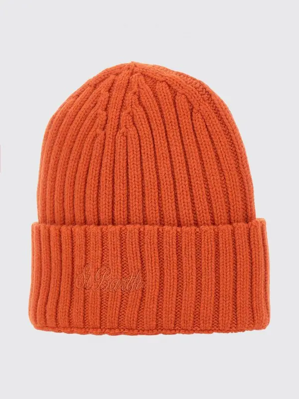 MC2 SAINT BARTH Ribbed Beanie - Orange