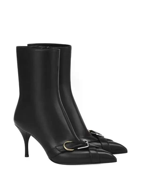 POTAMY Leather Ankle Boots