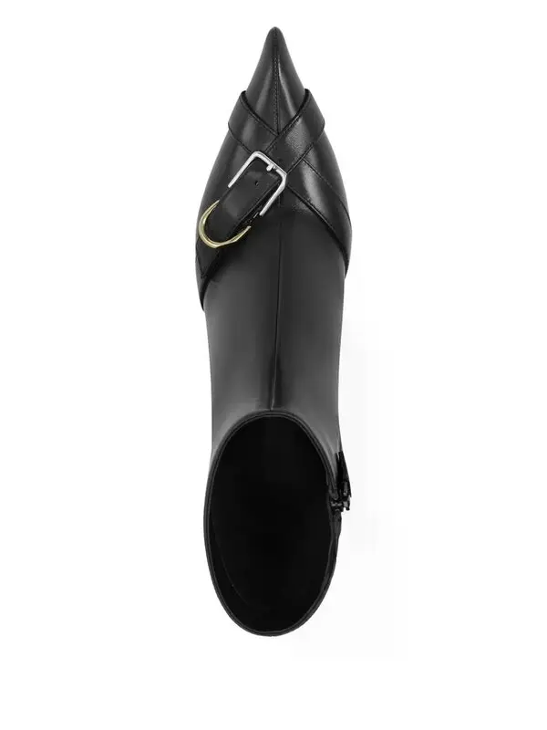 POTAMY Leather Ankle Boots