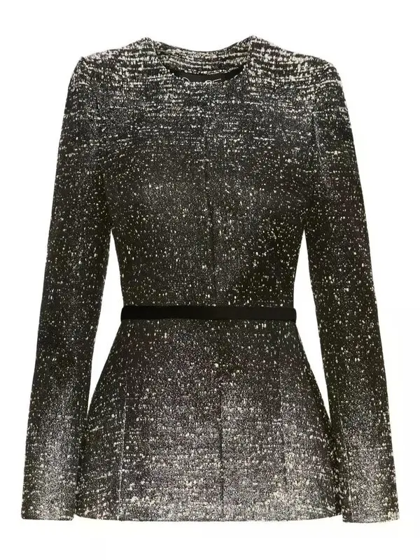 Oscar De La Renta Ombré Bouclé Jacket