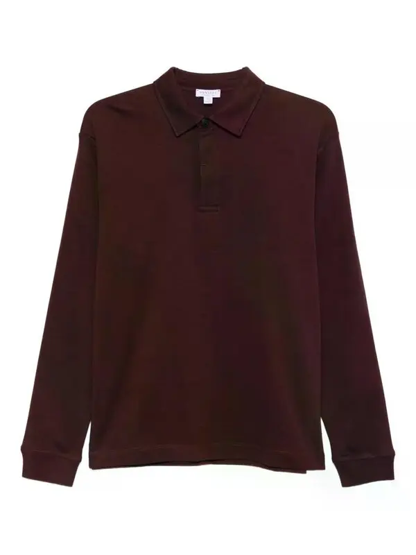 Sunspel Long-sleeve Polo Shirt