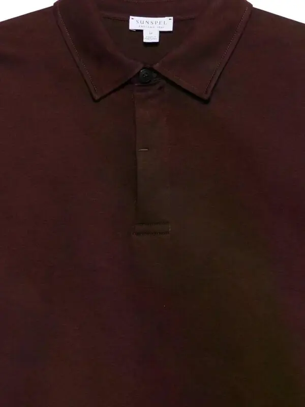 Sunspel Long-sleeve Polo Shirt