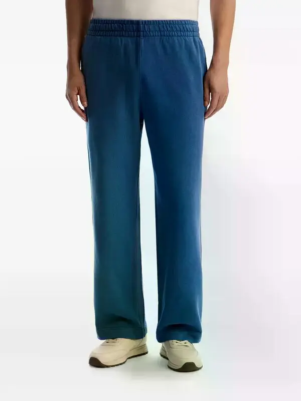12 STOREEZ Garment-dyed Drawstring Sweatpants - Blue