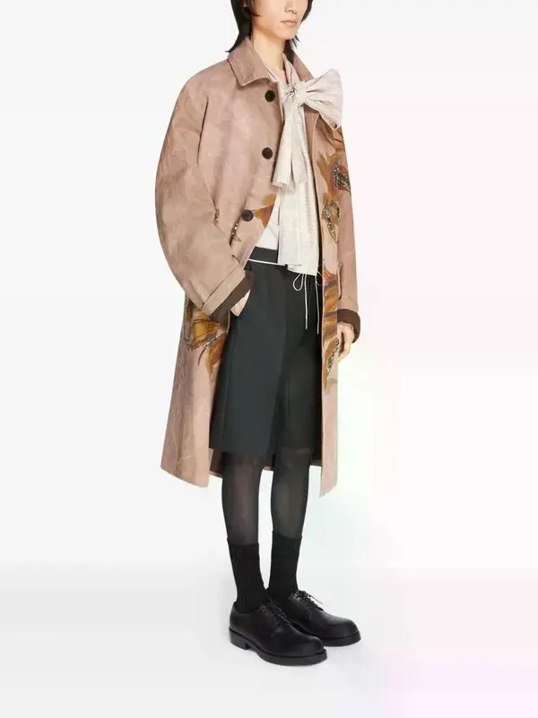 Dries Van Noten Floral-print Overcoat