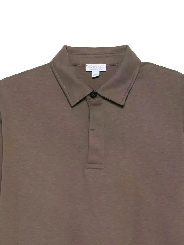 Sunspel Long-sleeve Polo Shirt
