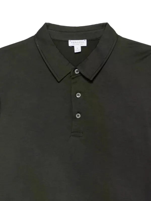 Sunspel Long-sleeve Polo Shirt