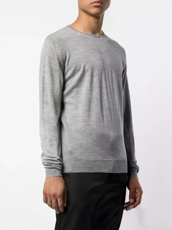 John Smedley Crew Neck Jumper - Grey