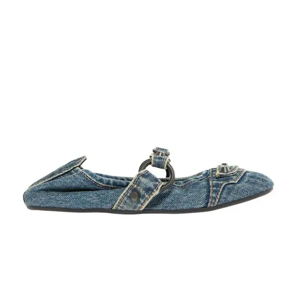 Balenciaga City Flat - Blue