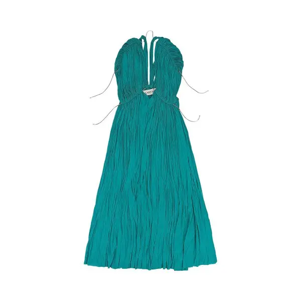 LANVIN Long Pleated Dress
