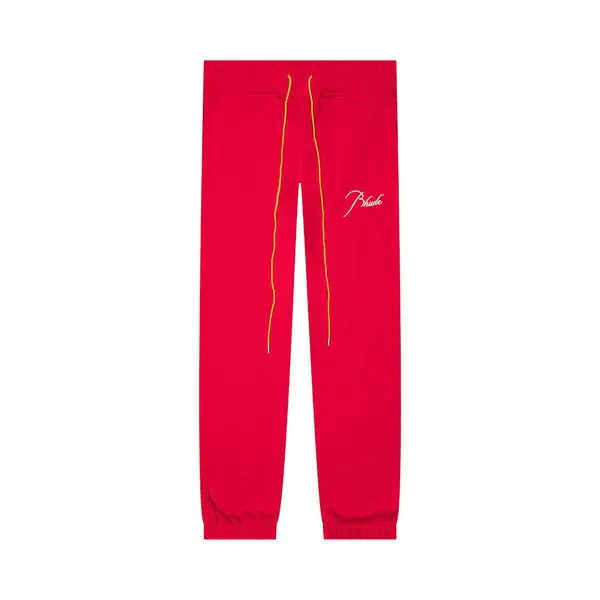 Rhude Terry Sweatpants - Red