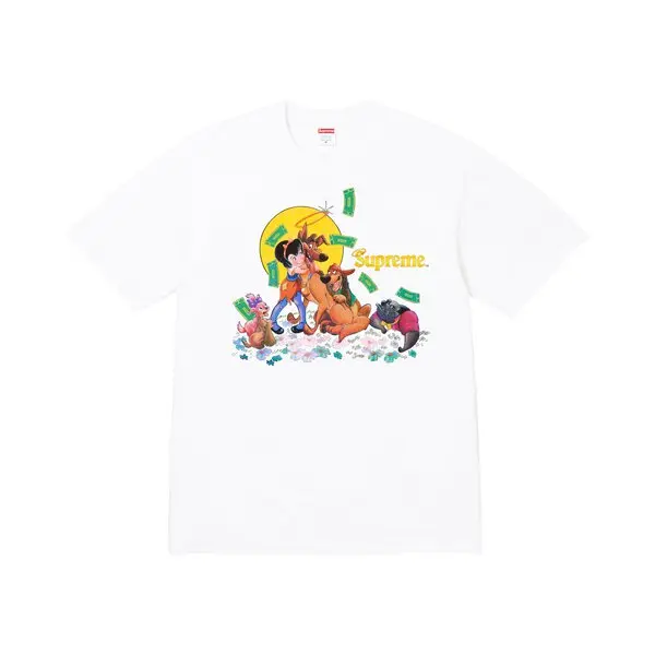 Supreme All Dogs Go To Heaven Tee - White