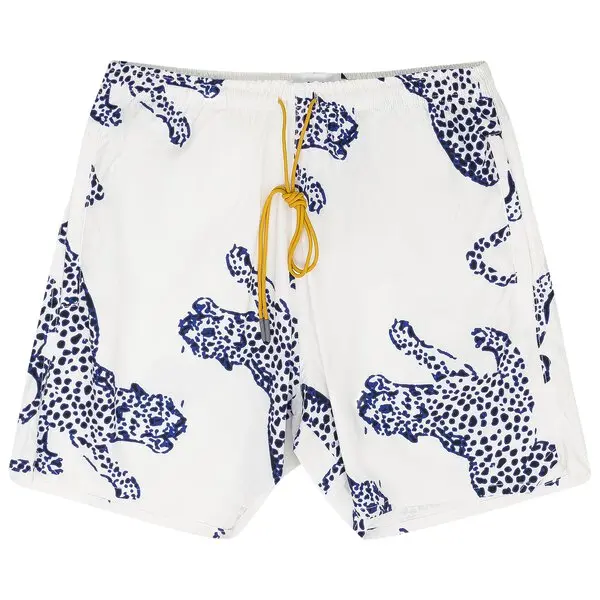 Rhude Printed Shorts - White