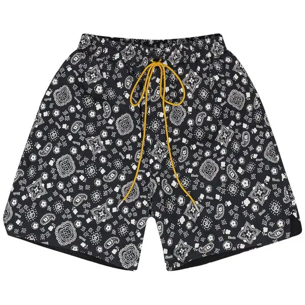 Rhude Printed Bandana Shorts