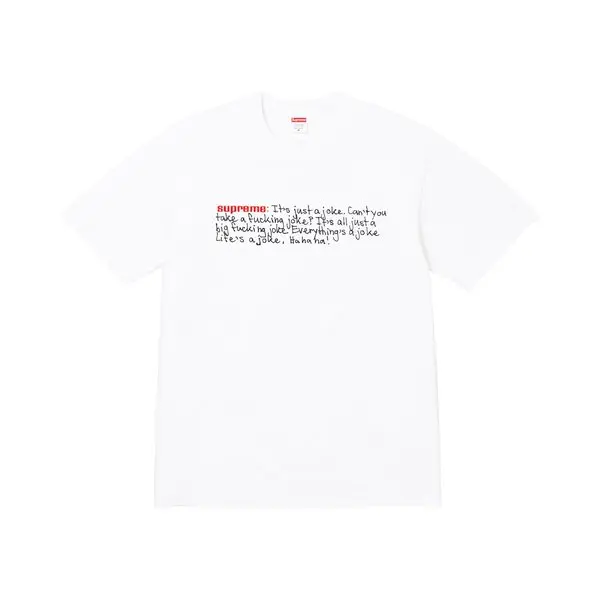 Supreme Joke Tee - White