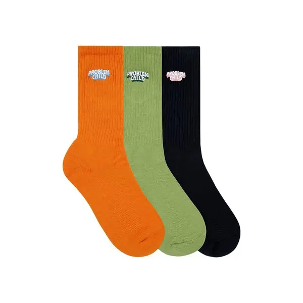 GOLF WANG Problem Child Crew Socks - Orange