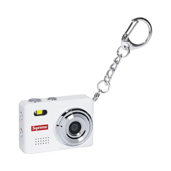 Supreme Digital Camera Keychain - White