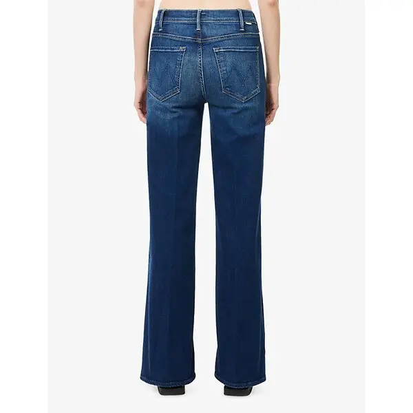 MOTHER The Hustler Roller Sneak Flared Jeans - Troublemaker