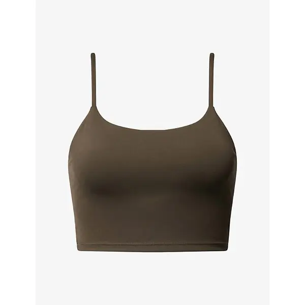 ADANOLA Ultimate Padded Stretch-jersey Bralette - Fern Green