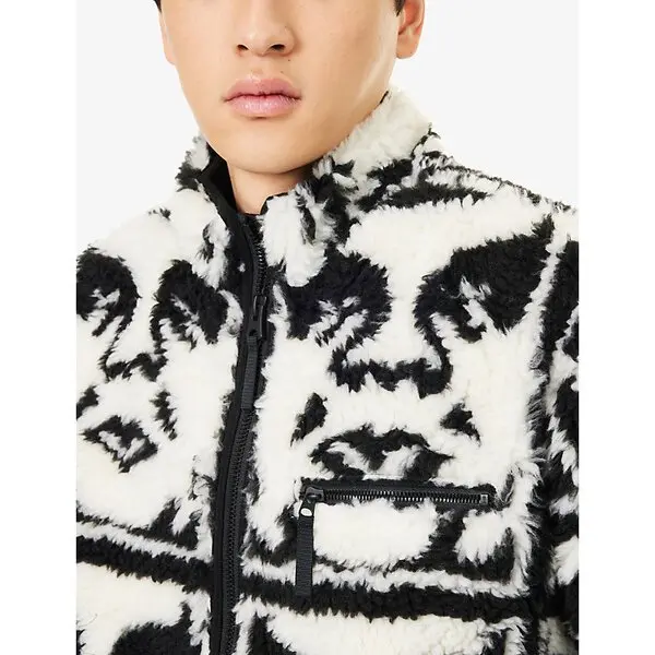Obey Repeated Icon Sherpa Jacket