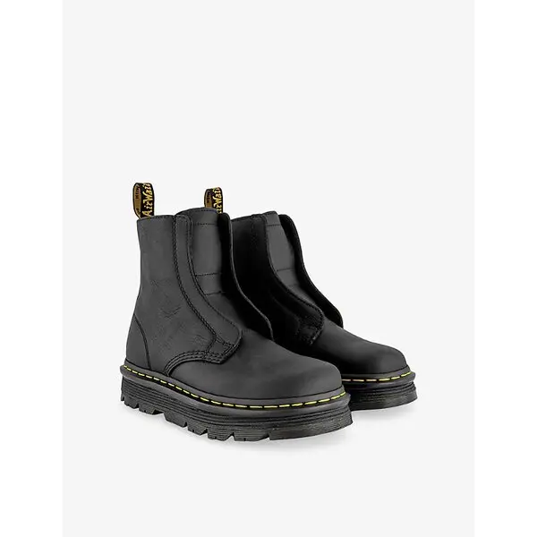 Dr. Martens Zebzag Laceless Leather Ankle Boots