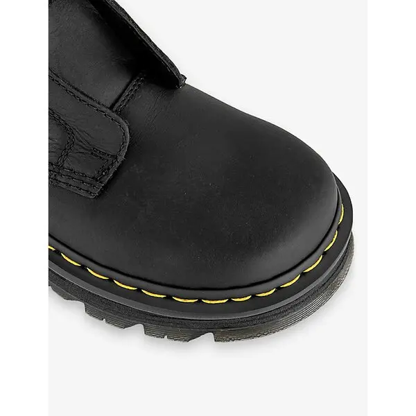 Dr. Martens Zebzag Laceless Leather Ankle Boots