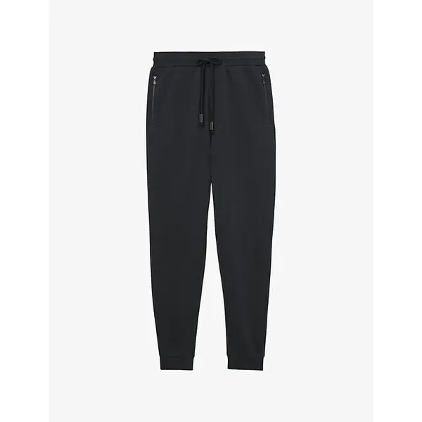 REISS Finch Drawstring-waist Cotton-blend Jogging Bottoms