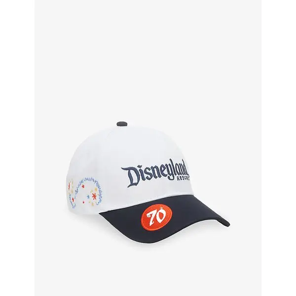 THE DISNEY STORE AT SELFRIDGES Skinnydip X Disney Embroidered Baseball Cap - White