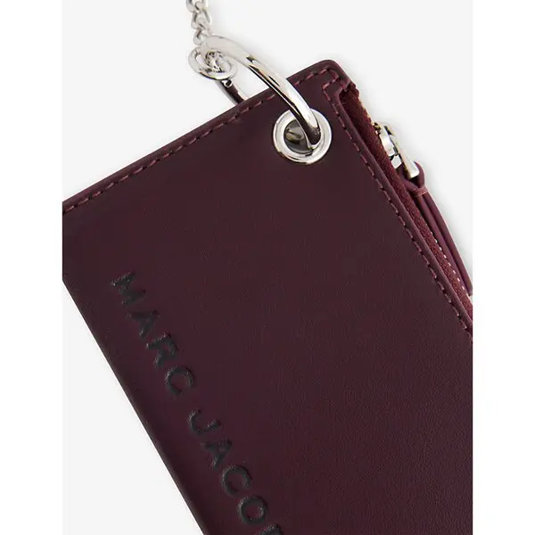 Marc Jacobs The Top Zip Charm Leather Wallet